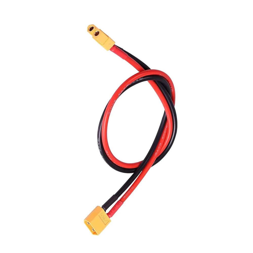 XT60 12AWG Parallel Battery Connector Cable – Male/Female Dual Extensi – CongoBasinGroup.com