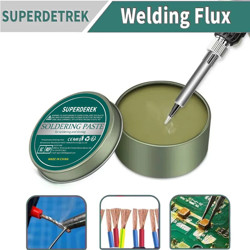 35-300g Solder Paste Rosin Flux | No Clean Soldering Flux for Electron – CongoBasinGroup.com