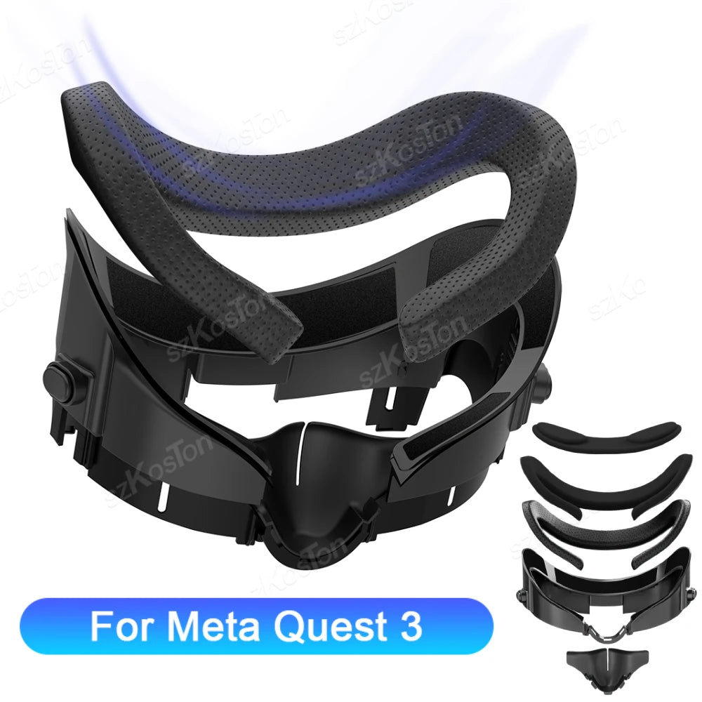 Adjustable VR Facial Interface Bracket for Meta Quest 3 – Face Cover w – CongoBasinGroup.com