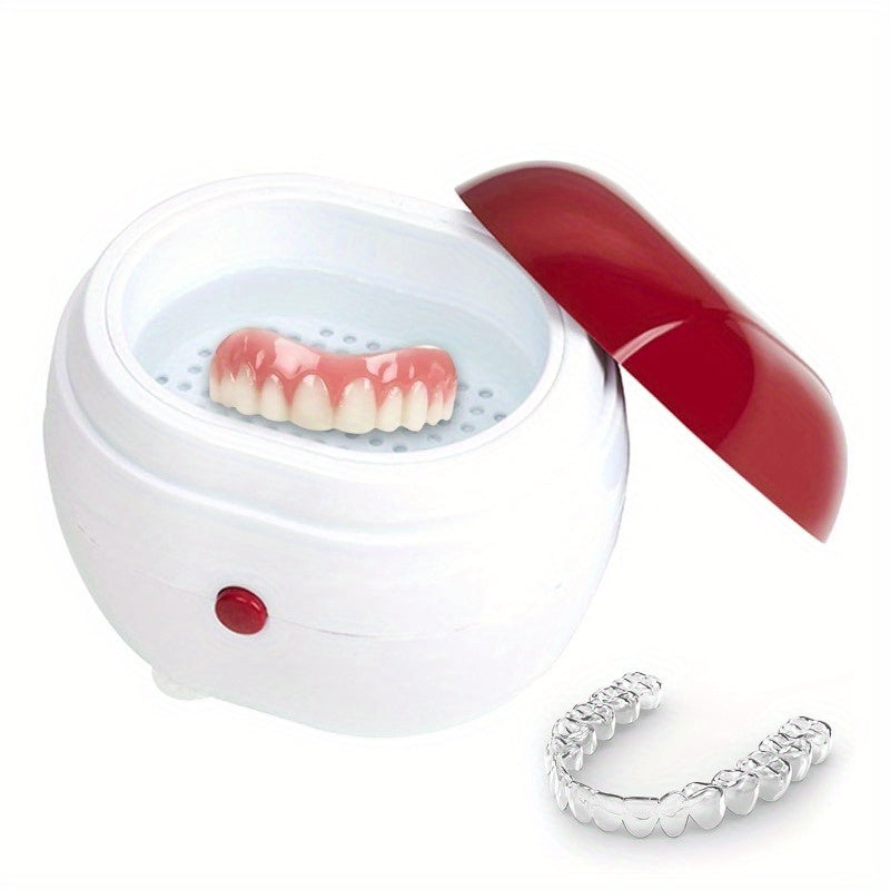 Automatic Denture Cleaning Case - Portable Retainer Cleaner with Filte ...