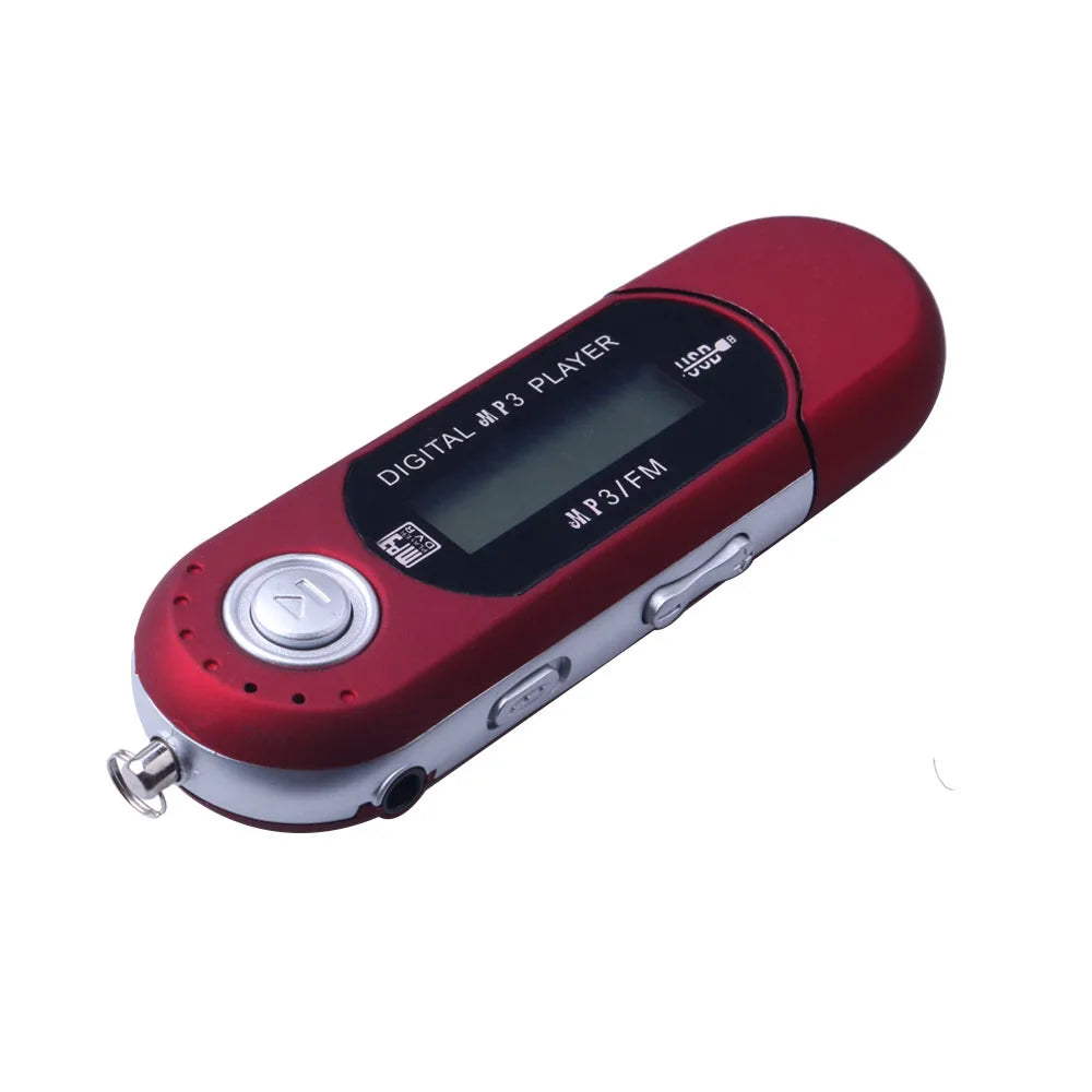 Mini USB MP3 Player with LCD Screen – USB 2.0 Music Player with FM Rad ...