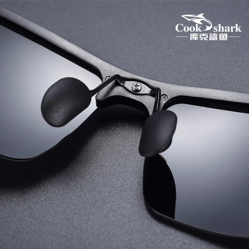 New Cook Shark Aluminum Magnesium Sunglasses - HD Polarized Men's Driv ...