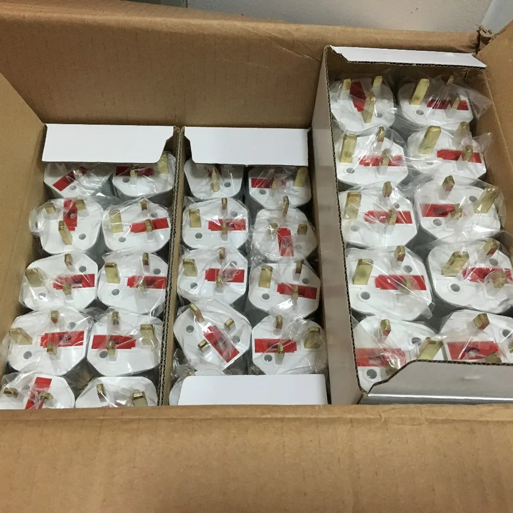 Multifunctional EU to UK Plugs Adapter: Power Converter 2 Pin Socket f ...