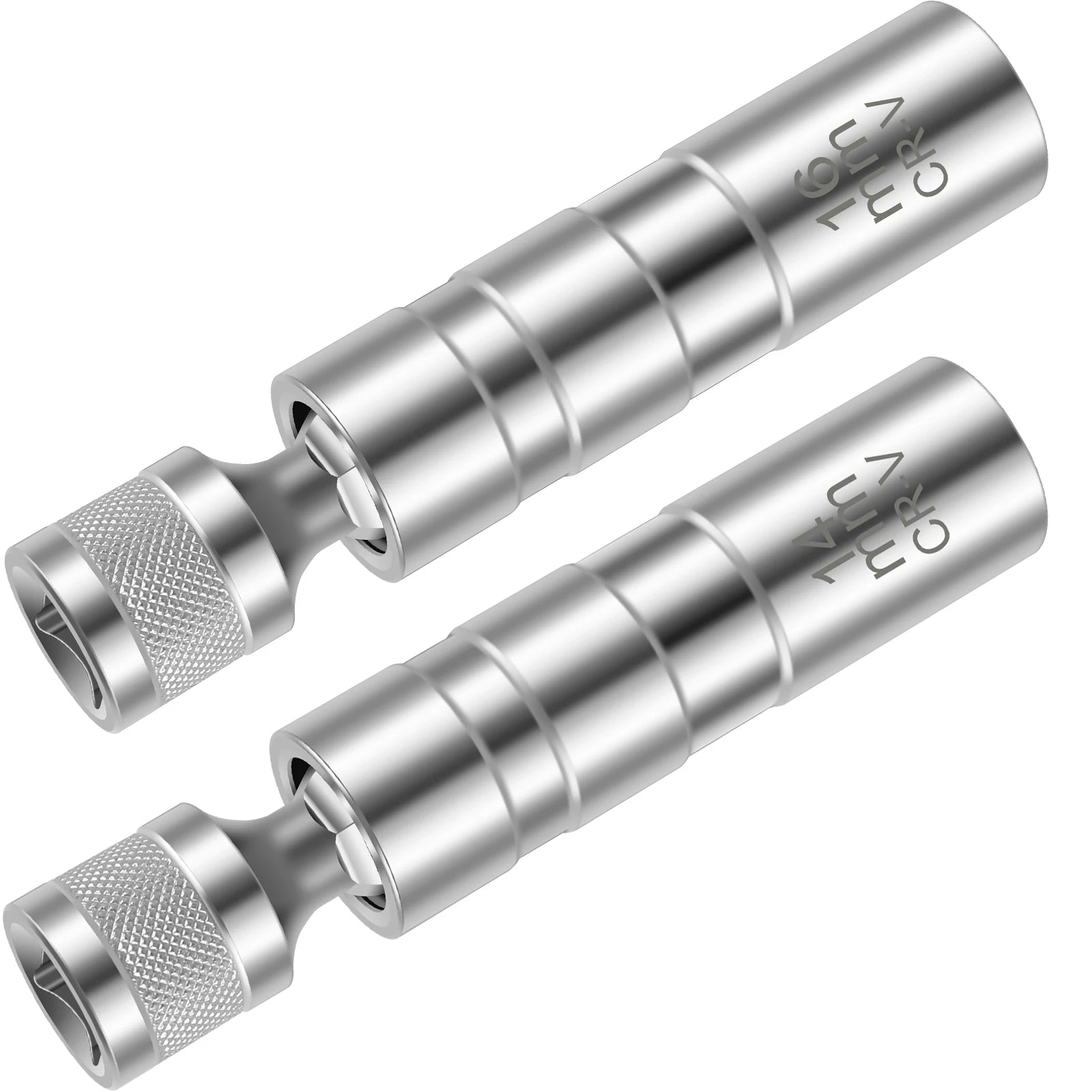 2Pcs Magnetic Swivel Spark Plug Socket Set – 14mm & 16mm Removal & Ins ...
