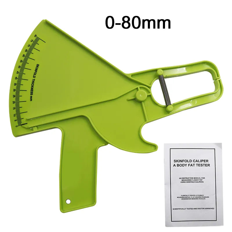 0-80mm Body Fat Measure Tester - Sebum Caliper Clamp Shaped Ruler - Sk ...