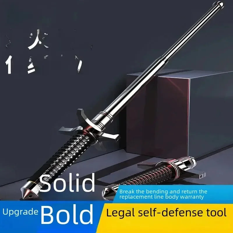 3-Cavity Stick Self-Defense Car Window Breaker - Portable Emergency Wo ...