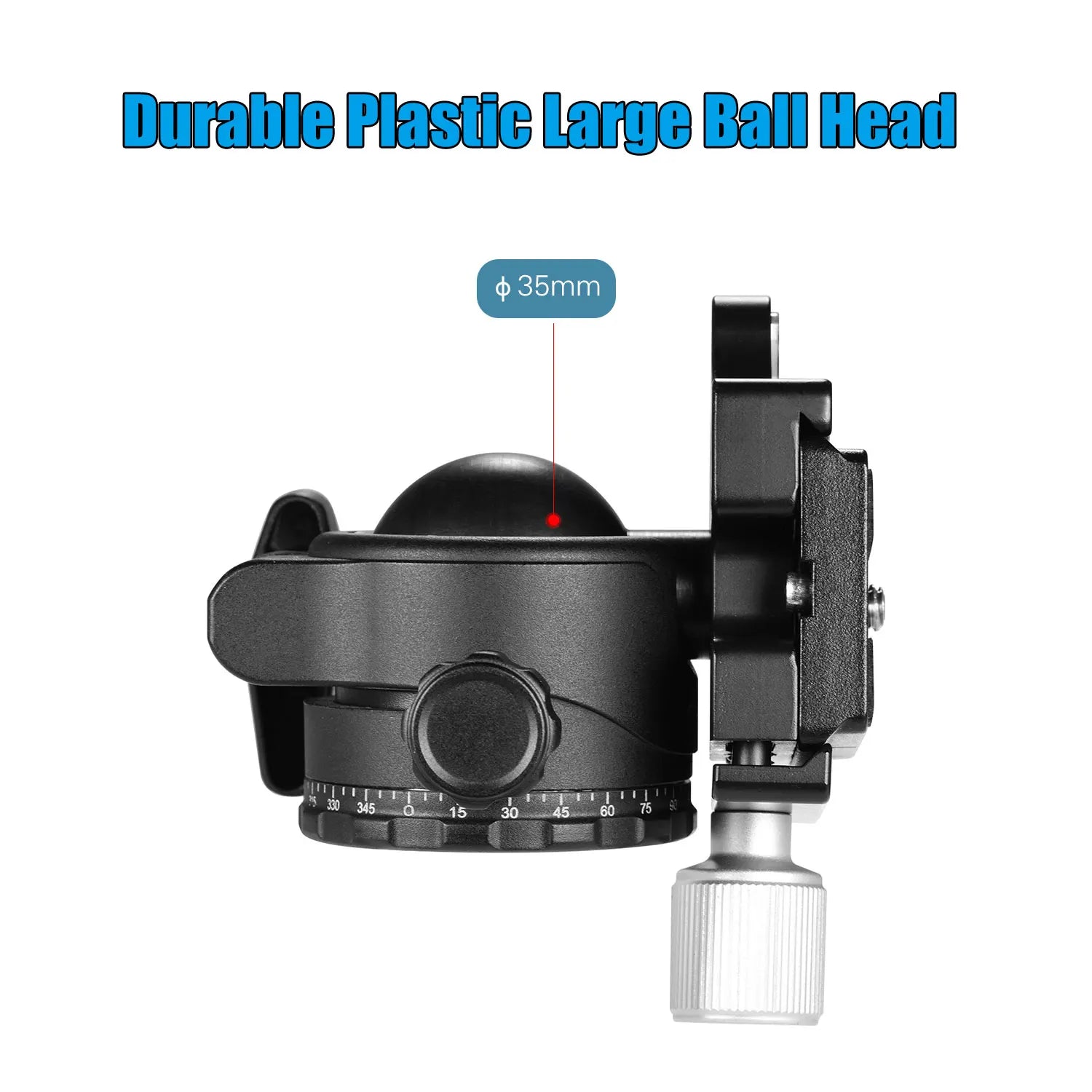 Andoer H-35 Tripod Ball Head - Panorama Ballhead Mount Adapter, U-Groo – CongoBasinGroup.com