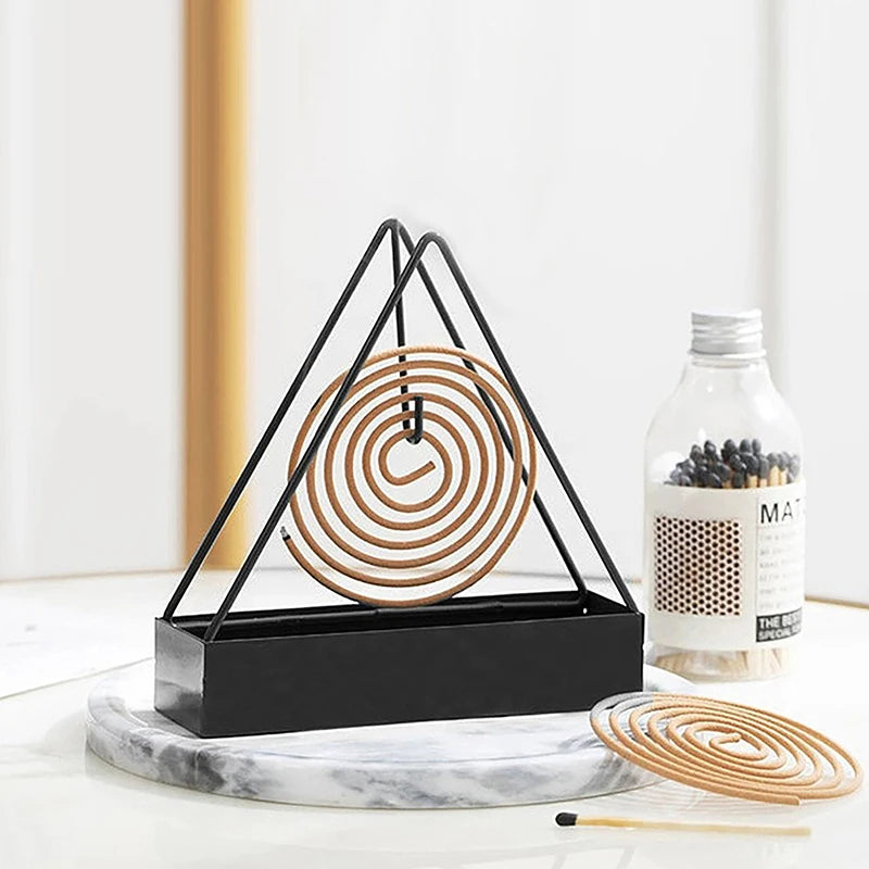 Iron Mosquito Coil Holder: Modern Incense Burner Frame for Household B ...