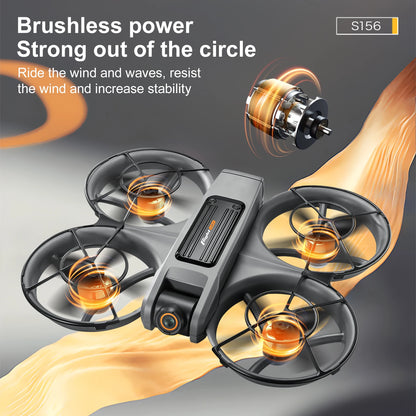 S156 GPS Foldable Drone – 8K Dual Camera, 5G WiFi, 360° Obstacle Avoid – CongoBasinGroup.com