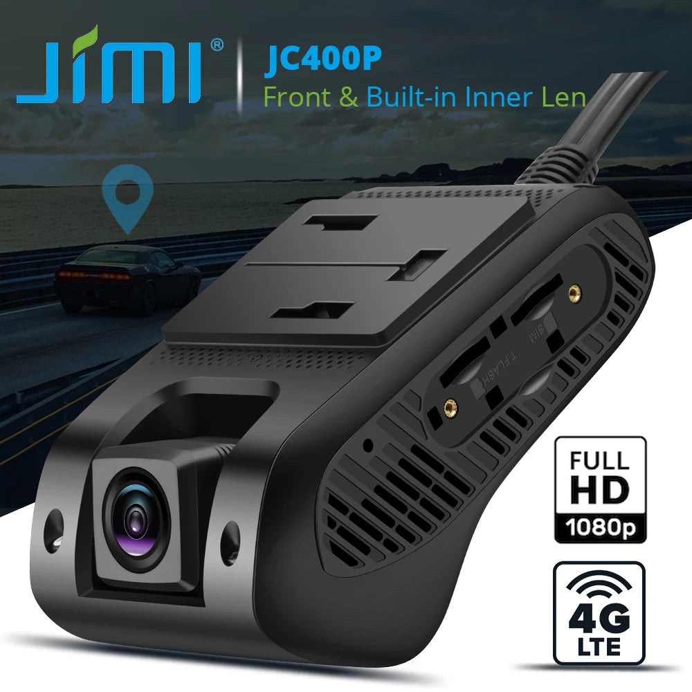 Jimi JC400P 4G Car Camera – 1080P Dual Cameras, GPS Tracking, Wifi Hot ...