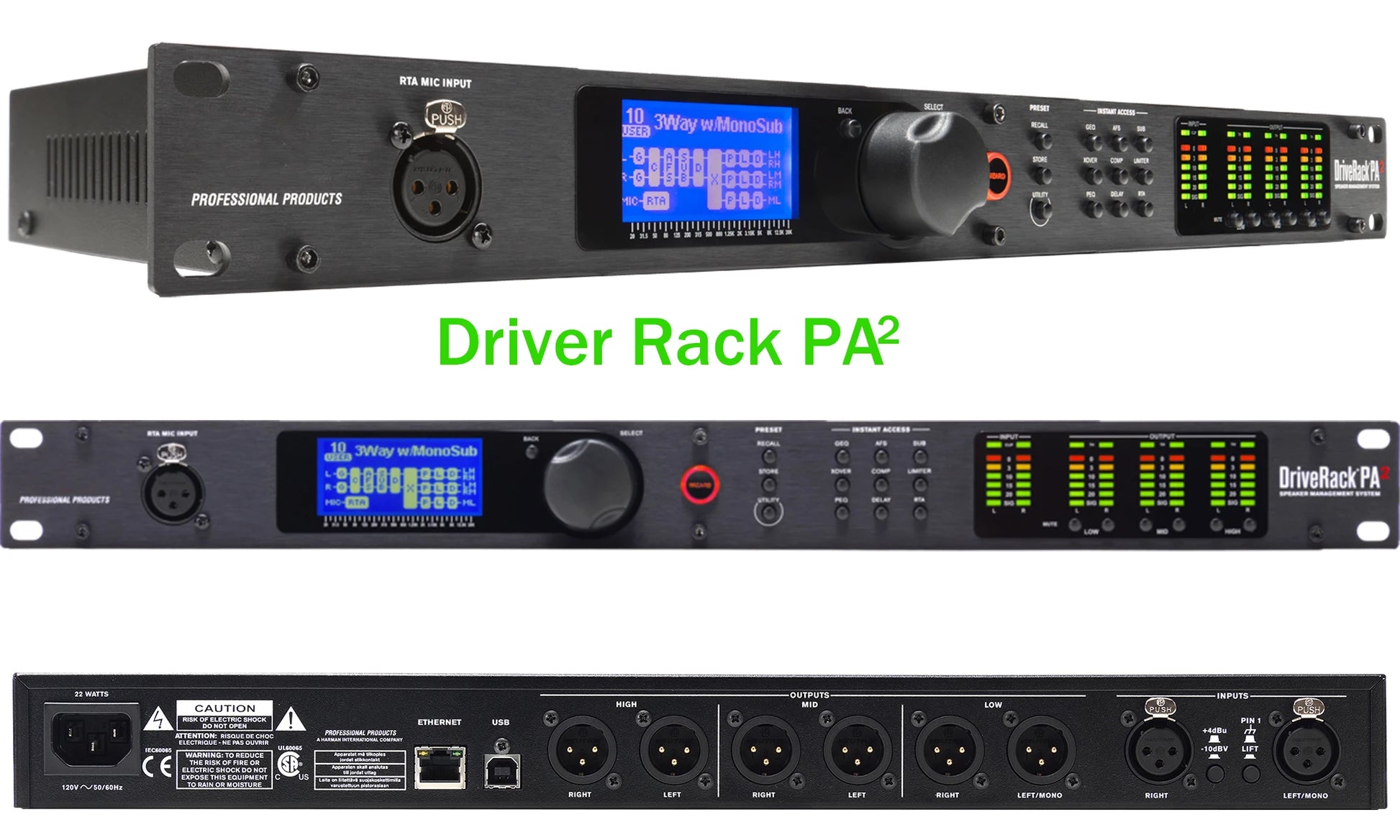 PA2/VENU360 Stage Audio Processor – 2 Input, 6 Output, Professional Pr – CongoBasinGroup.com