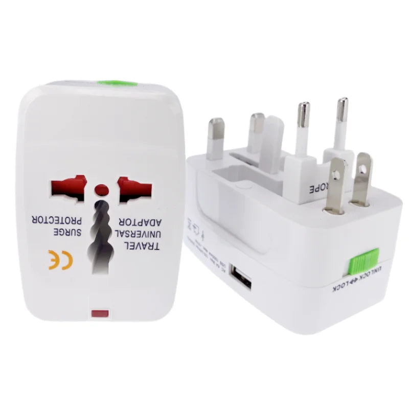 Universal Power Plug Adapter - International Travel AC Charger Convert ...