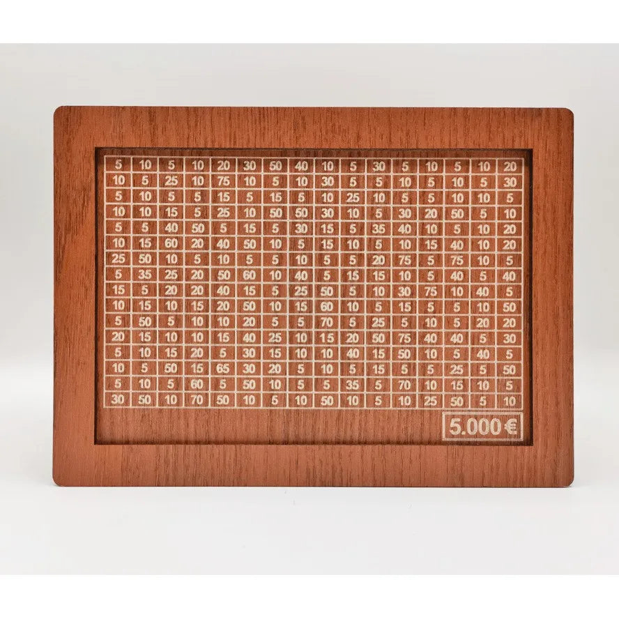 Euro Money Box Wooden Piggy Bank - Available in 1000/2000/3000/5000/10 ...