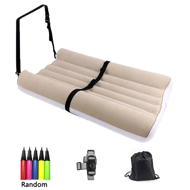 Portable Inflatable Airplane Mattress – Travel Bed for Planes & Cars ...