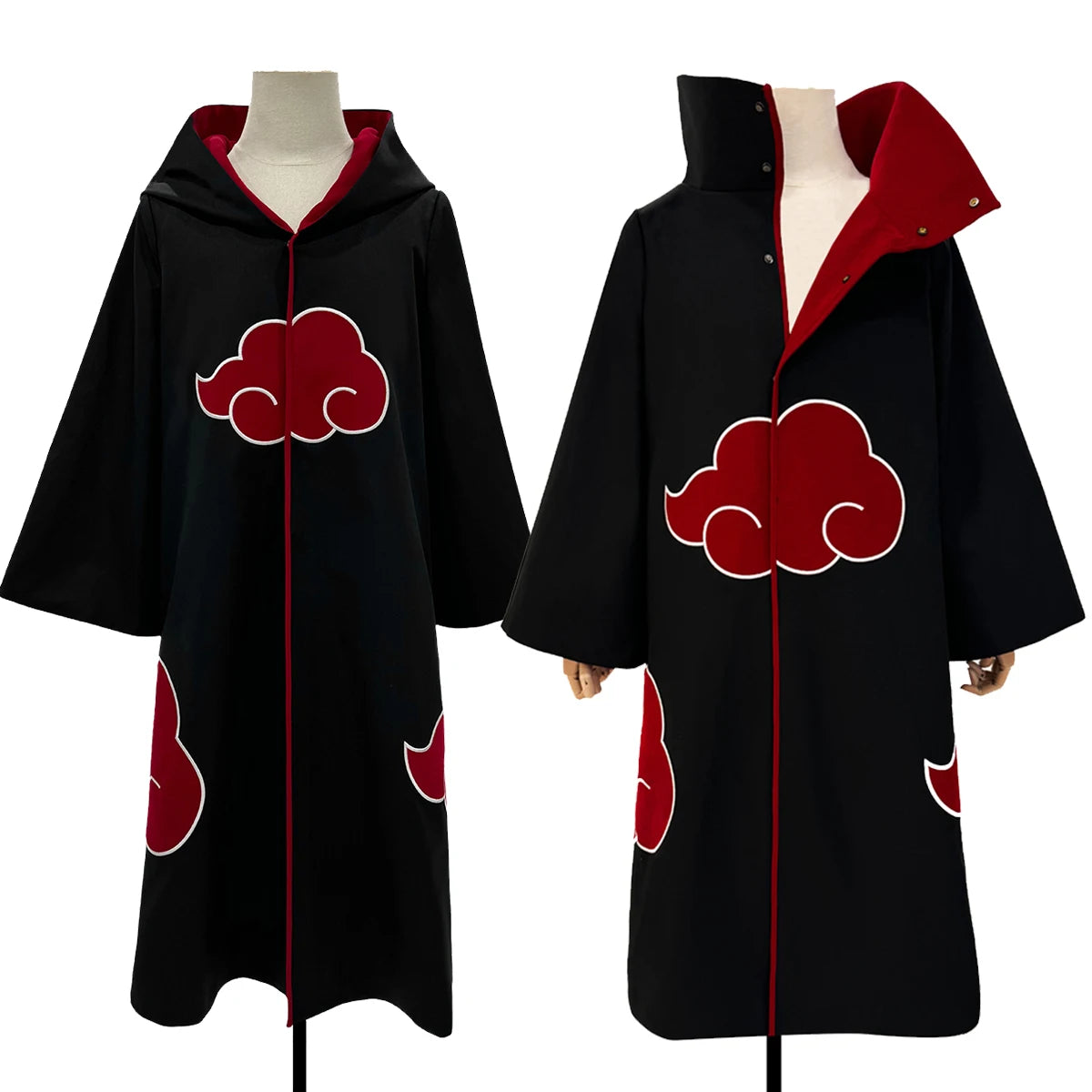 HOLOUN Anime Uchiha Itachi & Sasuke Cosplay Cloak – Embroidered Hawk T ...