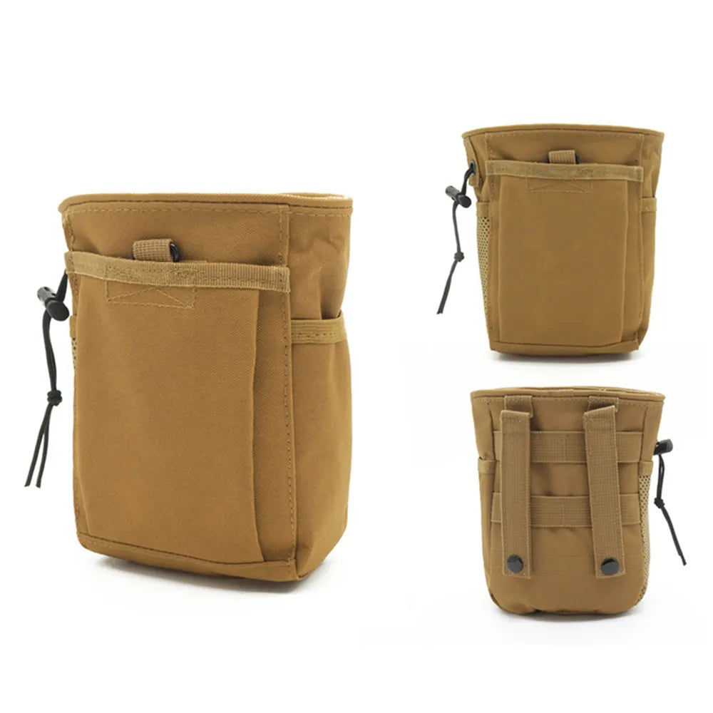Outdoor Tactical Molle 800D Nylon Dump Drop Pouch - 3-5L Recycle Waist ...