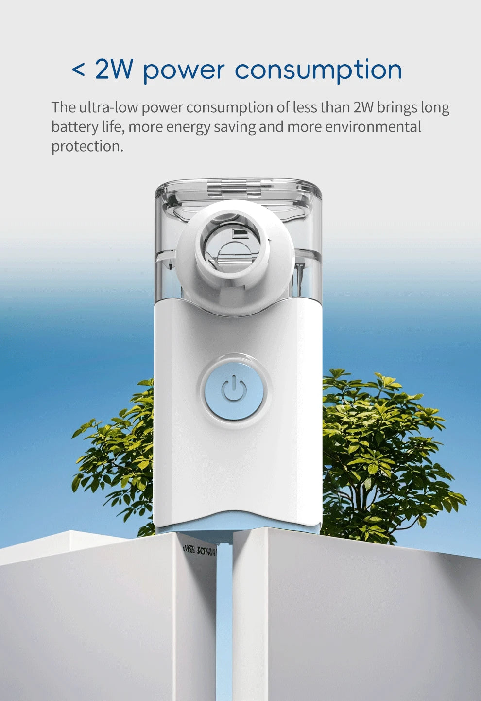 Handheld Portable Silent Mesh Nebulizer – Auto-Clean Inhaler for Kids ...