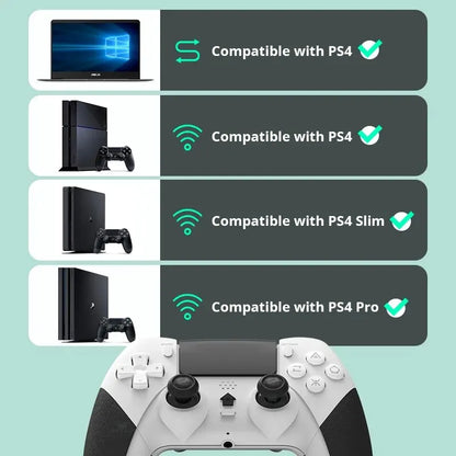DATA FROG Bluetooth Wireless Controller - Compatible with PS4, PS4 Pro ...