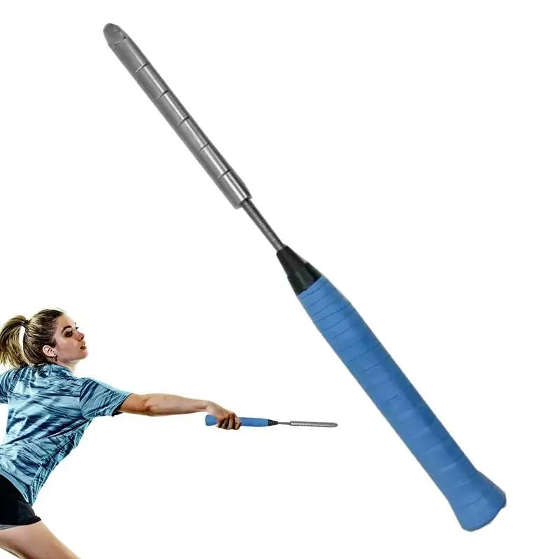 Adjustable Weight Badminton Racket Swing Trainer – Stainless Steel Tra ...