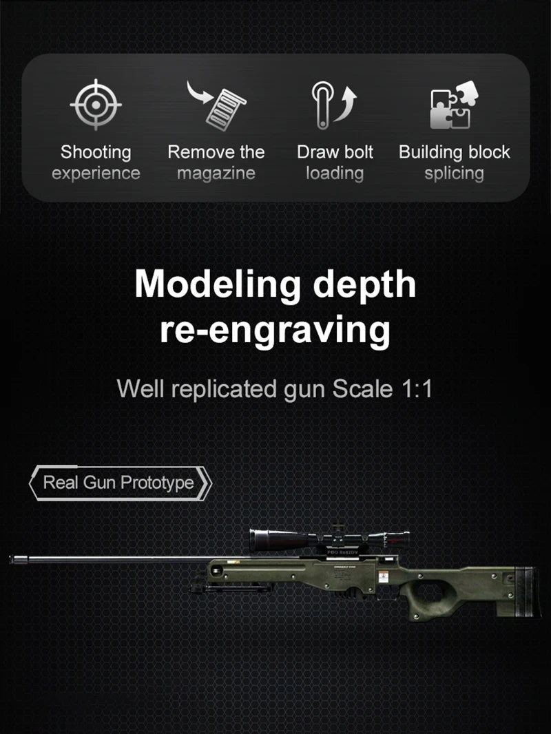 Cada 979-Piece City Police & Military Building Blocks Set – WW2 Sniper ...