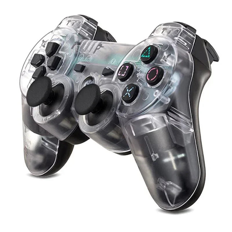 Wireless Transparent Dual Shock Controller for PS3 – Sixaxis Gamepad f ...