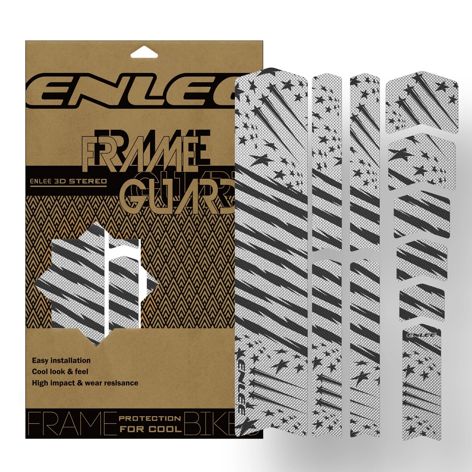 ENLEE Mountain Bike Protection Film: 3M Frame Stickers for Color Chang ...