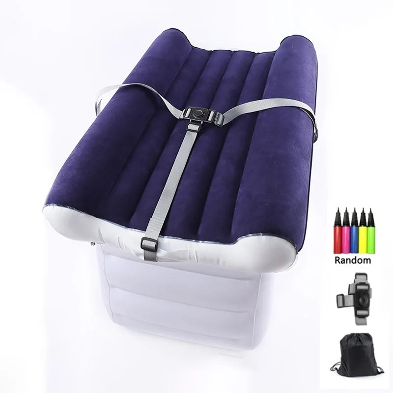 Portable Inflatable Airplane Mattress – Travel Bed for Planes & Cars ...
