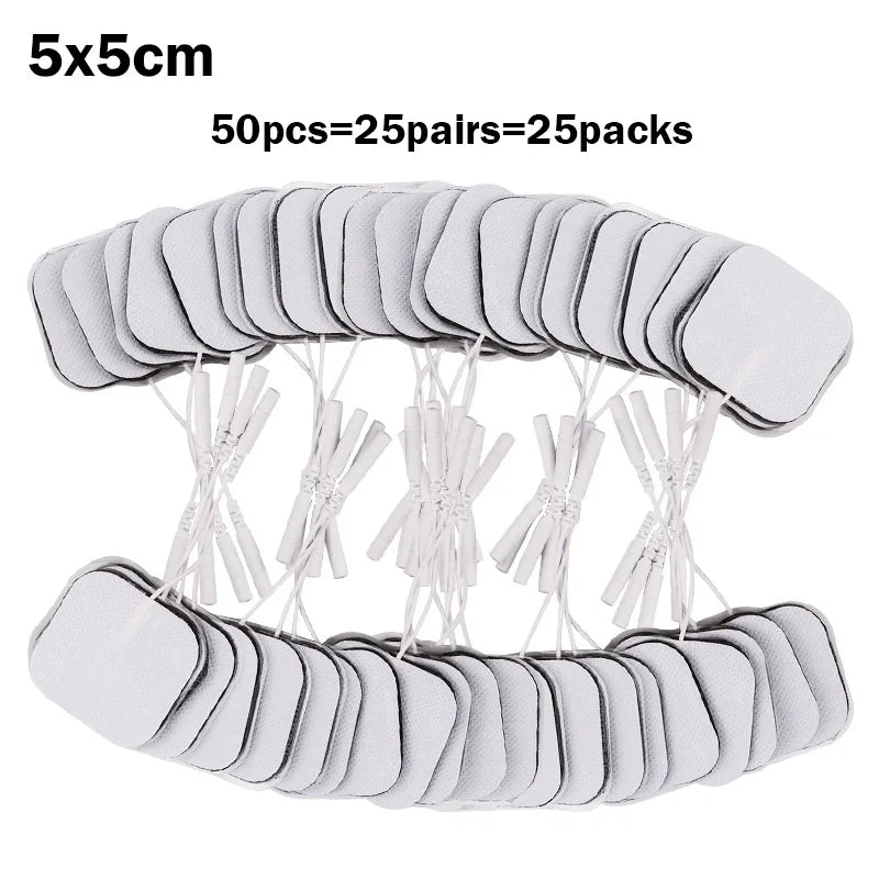 TENS EMS Electrode Pads: Gel Patch for Electrode Stickers - Physiother ...