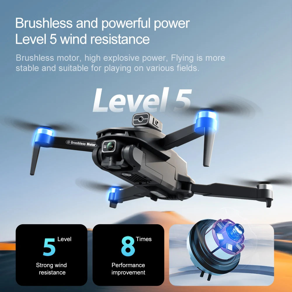 2025 V168 Pro MAX GPS Drone – 8K HD Camera, 5G WiFi FPV, 360° Obstacle ...