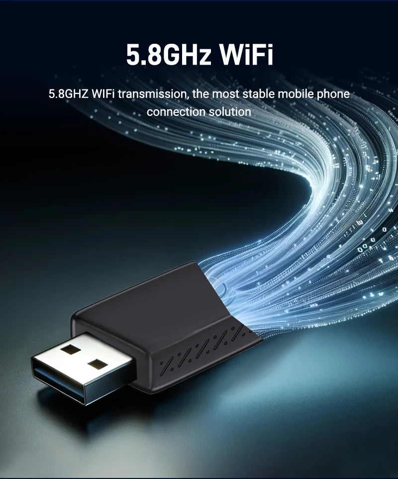 XUDA 2-in-1 Wireless CarPlay & Android Auto Adapter – Smart Plug & Pla ...