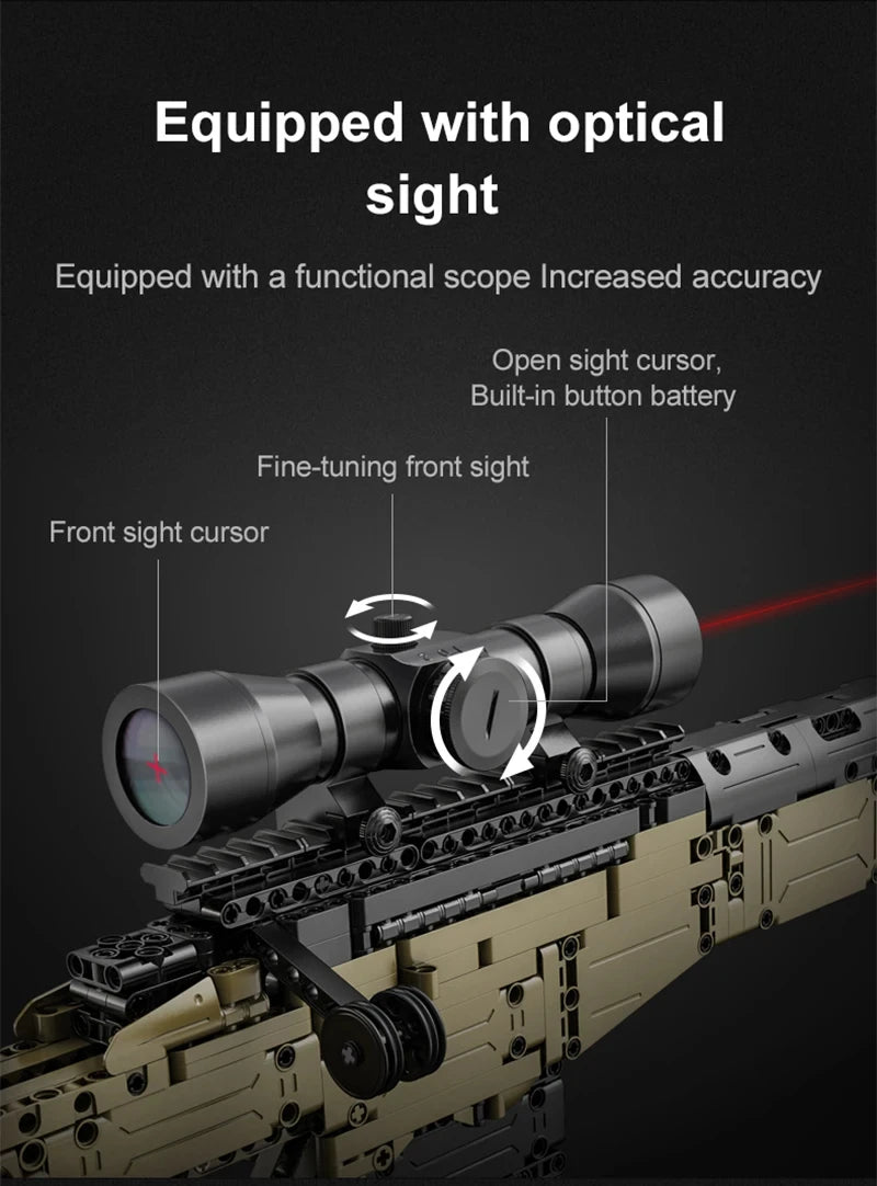 Cada 979-Piece City Police & Military Building Blocks Set – WW2 Sniper ...