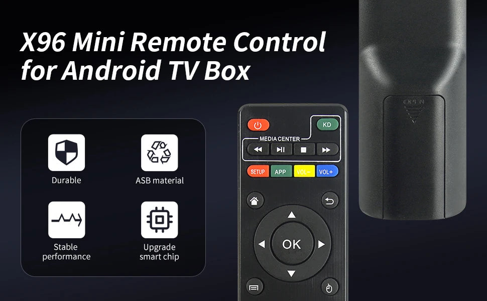X96 Mini Universal Remote for Android TV Box, Compatible with MXQ Pro ...