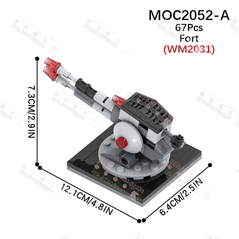 Sci-Fi Starship Building Blocks – DIY Bacta Tank, Cannon & Boarding St ...
