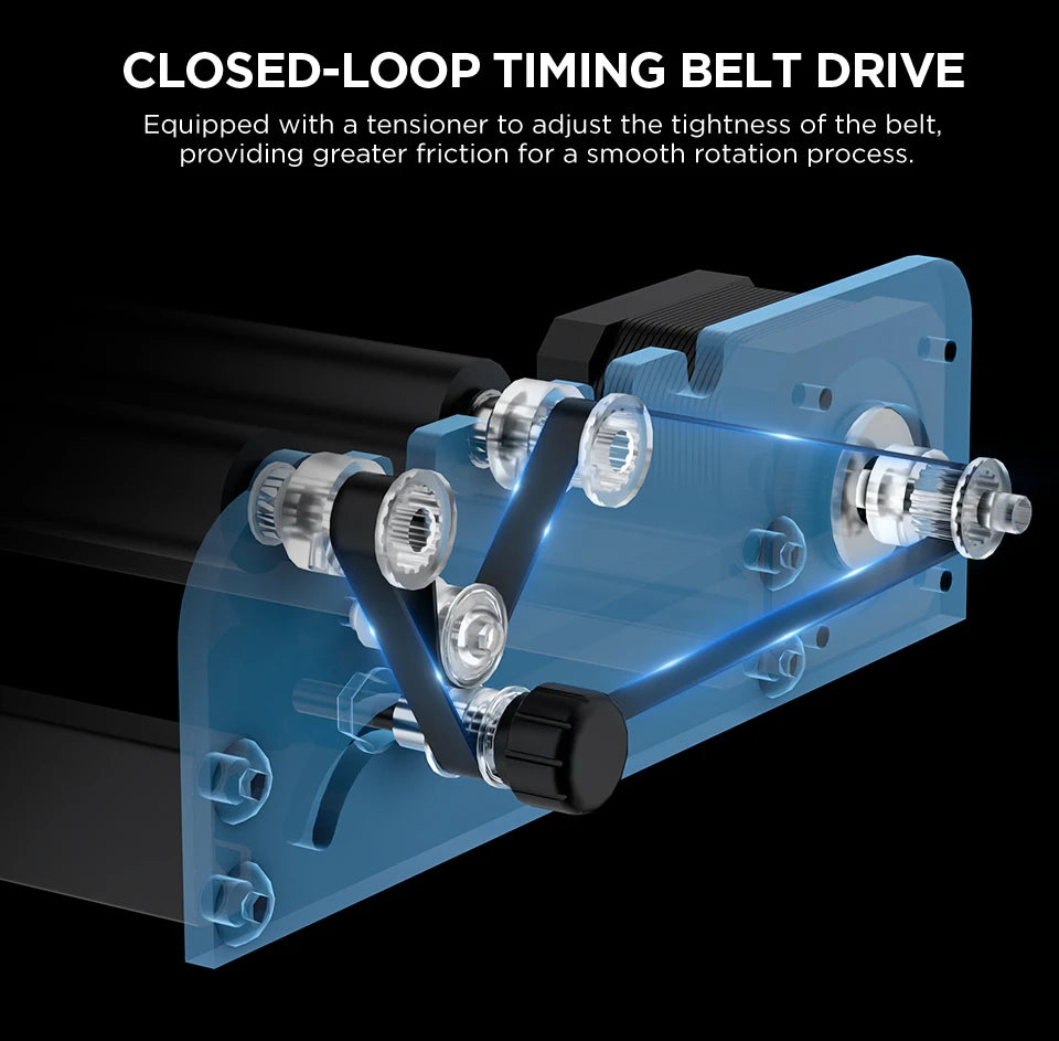 ACMER M2 Laser Rotary Roller – 360° Y-Axis Rotary for Laser Engraving ...