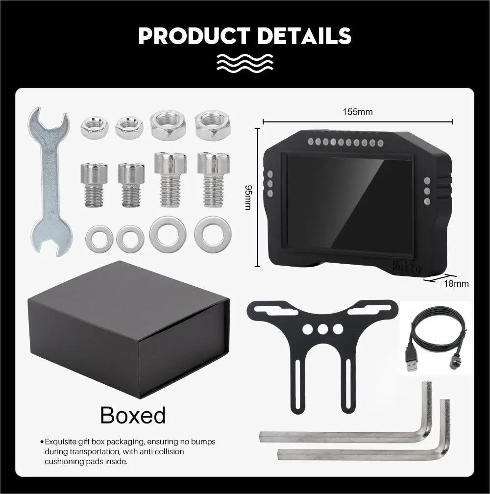 SimRuito 10.3-Inch Racing Dashboard - Sim Racing Steering Wheel Displa – CongoBasinGroup.com