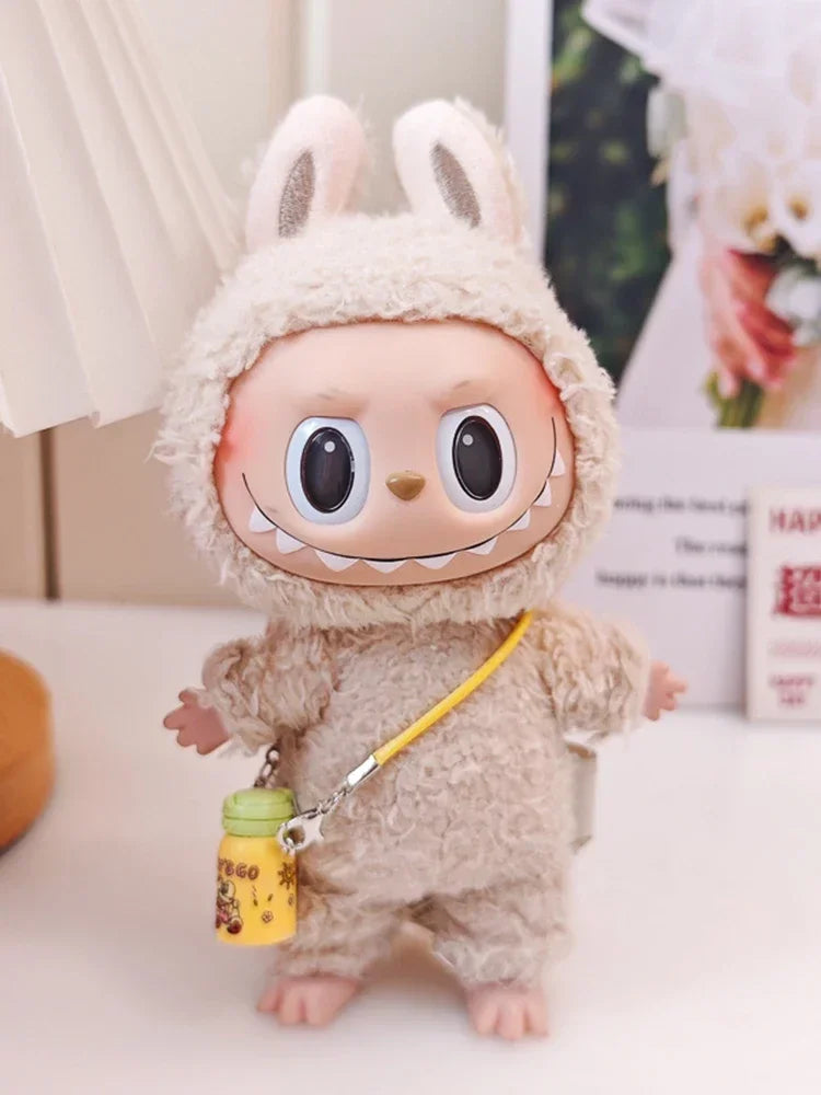 Mini Plush Doll Clothes – Kpop EXO Labubu Idol V1 V2 Circle Smile Shir ...
