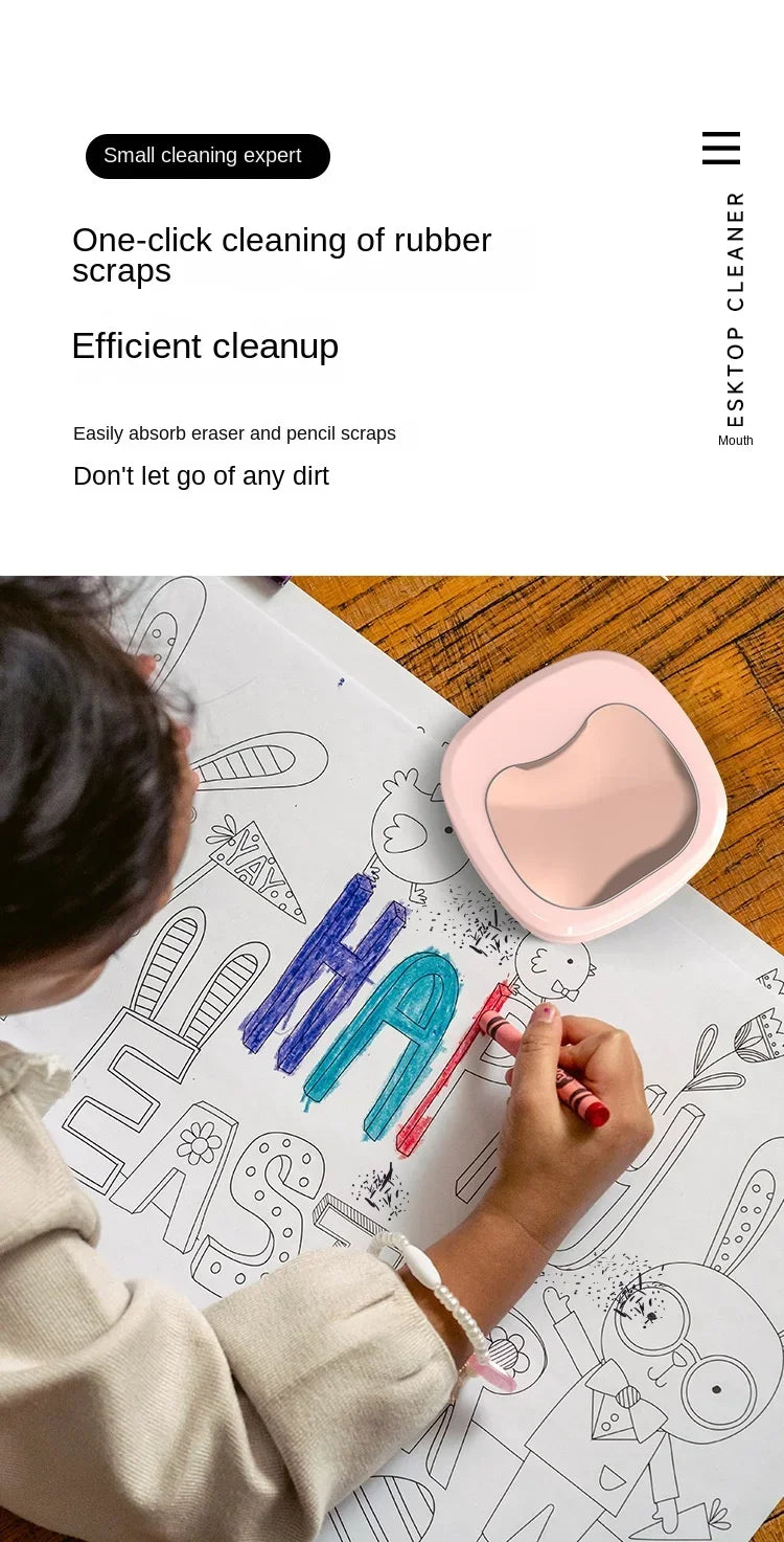 Wireless Handheld Mini Desktop Vacuum Cleaner – Keyboard Eraser, Elect ...