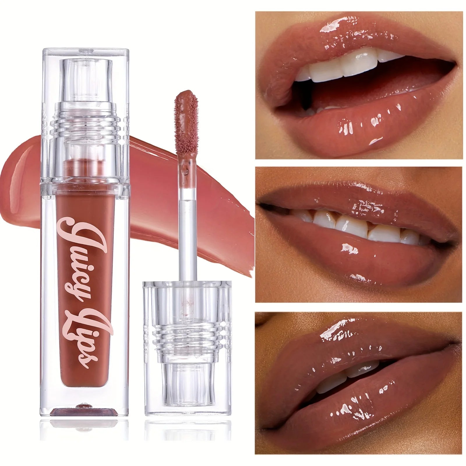 Hydrating Crystal Lip Oil – Tinted Plumping & Moisturizing Gloss for A ...