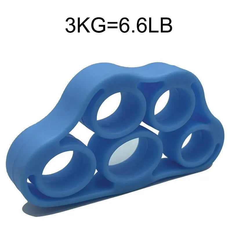 Silicone Finger Gripper - Hand Grip Resistance Band for Gym Workout ...