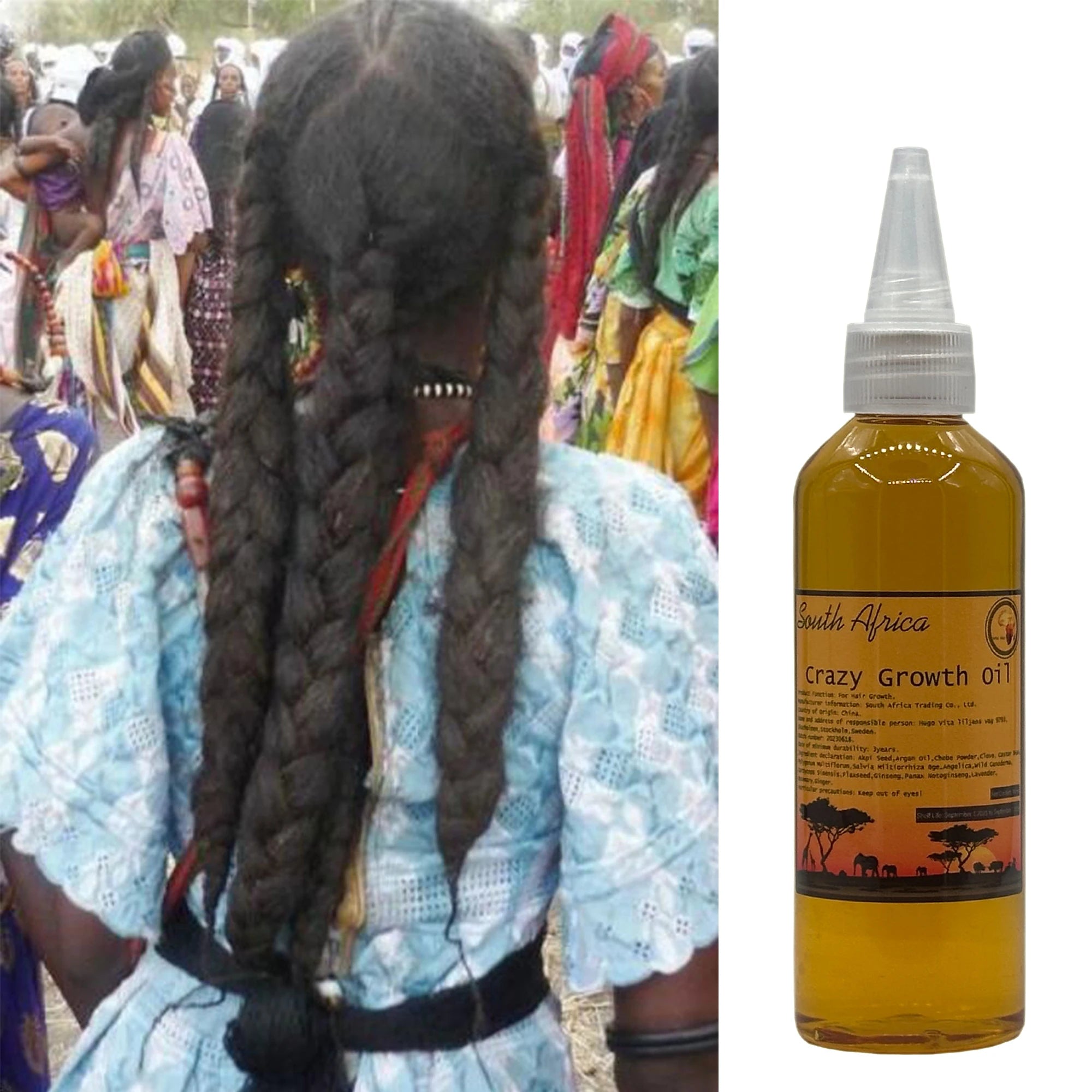 Africa Scalp & Hair Roots Strengthening Oil: Hair Growth with Rosemary ...