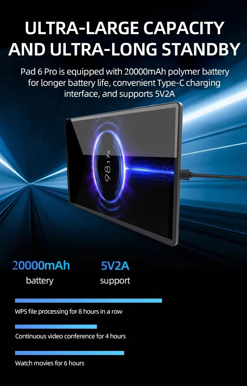 2025 New MI Pad 7 Pro Tablet 11" – Snapdragon 8 Gen 2, 22GB RAM, 2TB S ...