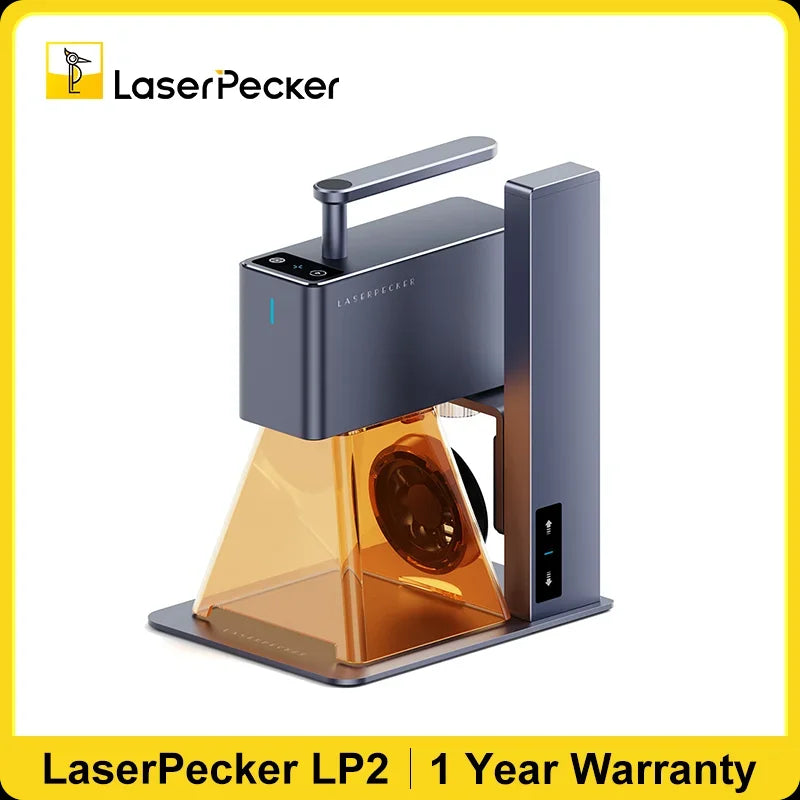 LASERPECKER LP2 Handheld Laser Engraver – Portable 5W Laser Cutting ...