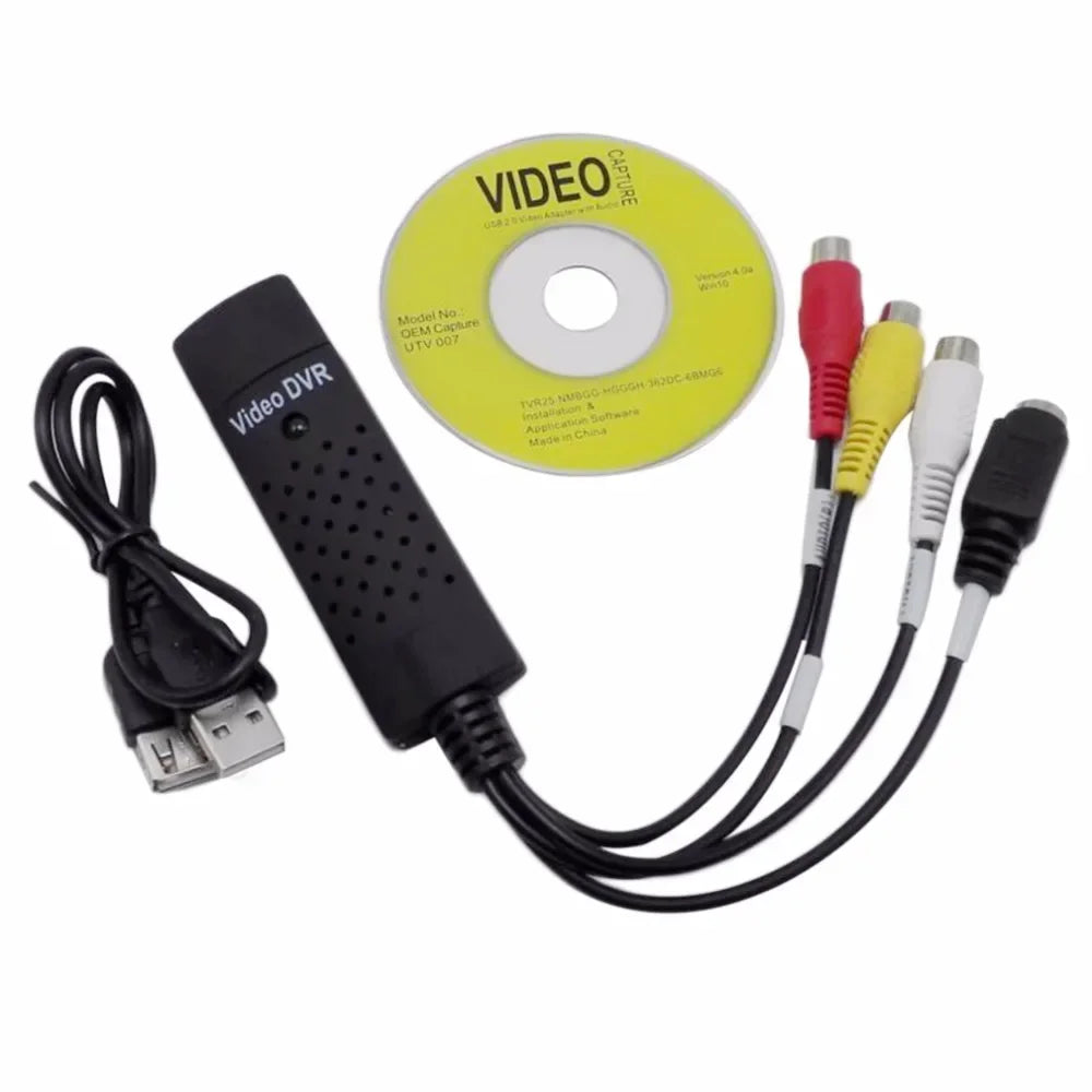 USB 2.0 VHS to DVD Video Converter – Capture Analog Video to Digital F ...