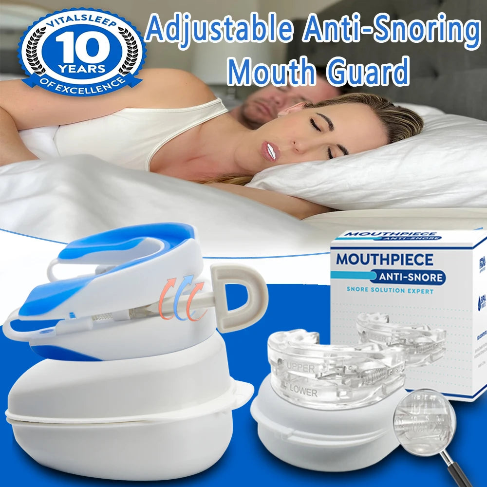 Adjustable Anti-Snoring Mouth Guard | Sleeping Device to Stop Snoring ...