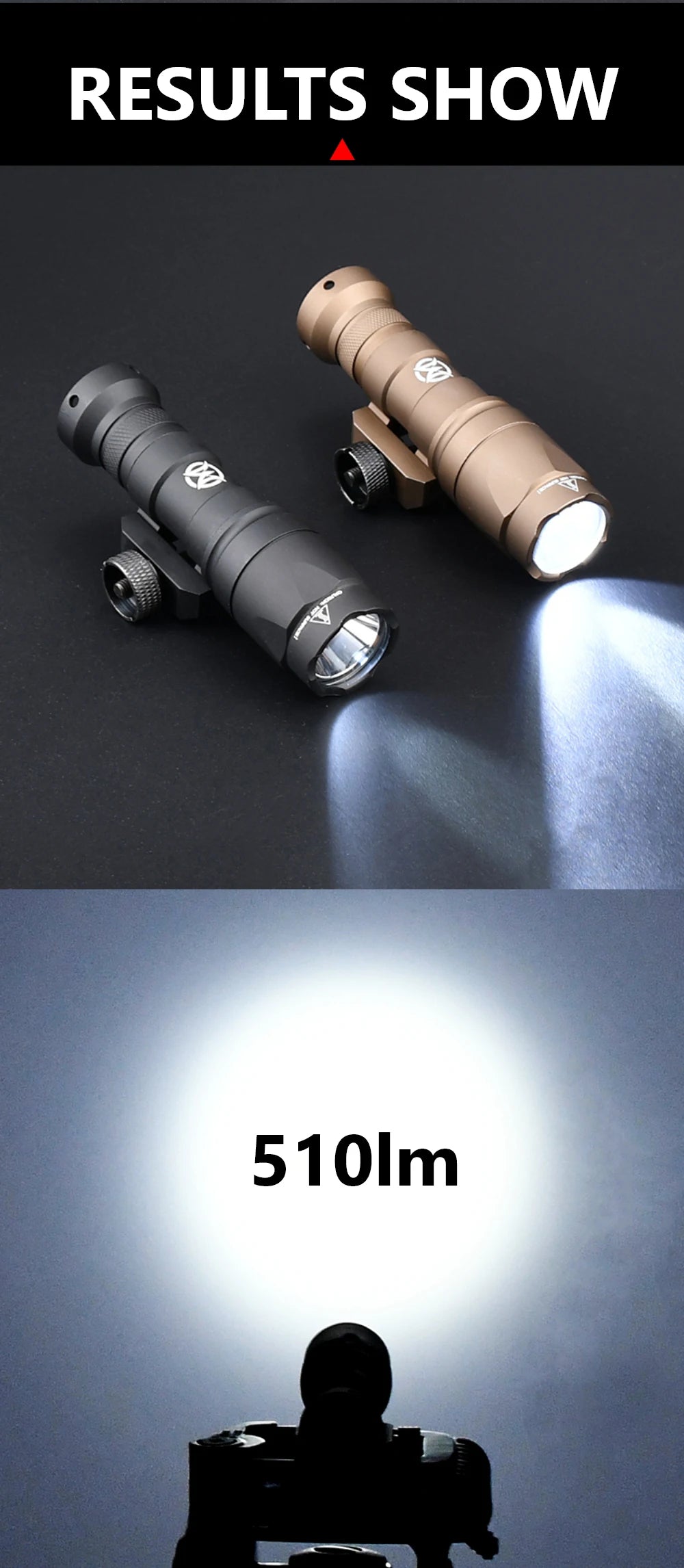 WADSN Surefire M300A Tactical Flashlight - Mini Weapon Scout LED Light – CongoBasinGroup.com