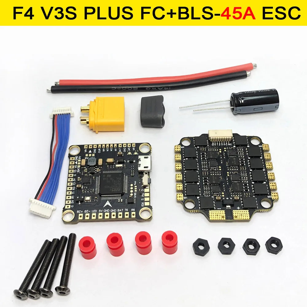 F4V3S F4 V3 V3S PLUS FC Stack with OSD & Barometer – 30A 45A 60A ESC f ...