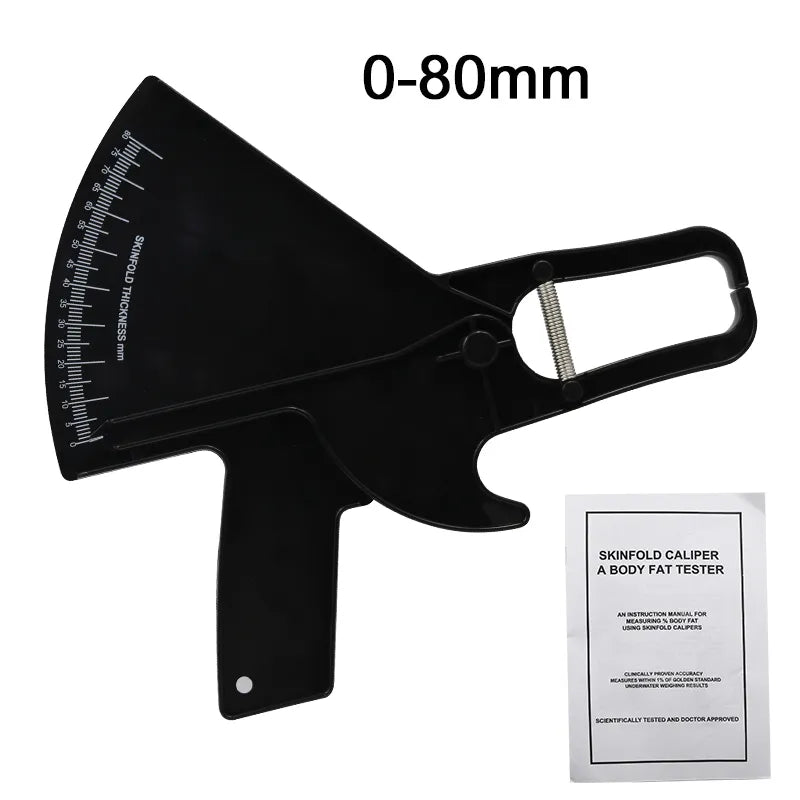 0-80mm Body Fat Measure Tester - Sebum Caliper Clamp Shaped Ruler - Sk ...