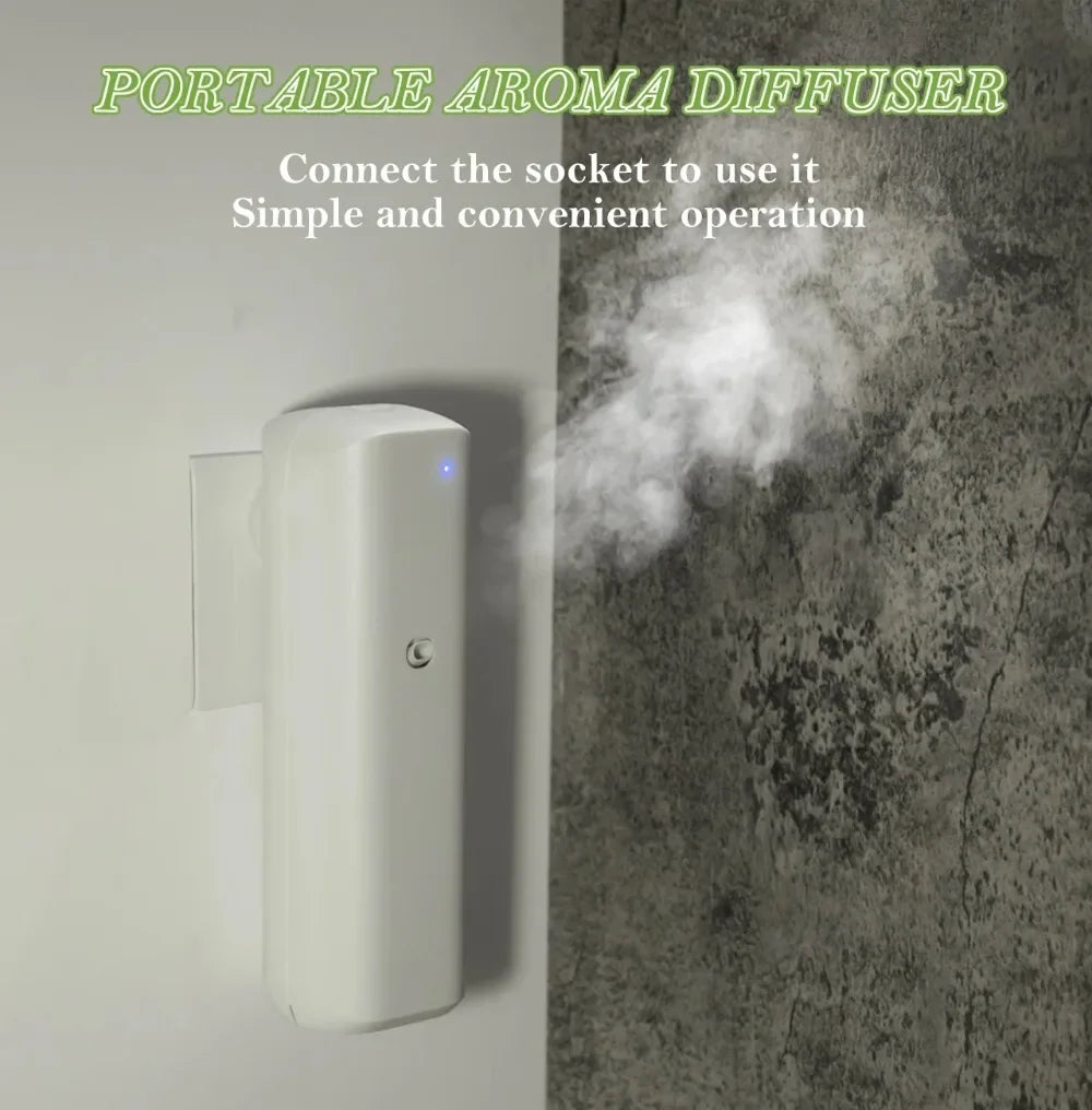 Plug-in Wall Fragrance Diffuser – Waterless Smart Essential Oil Diffus ...