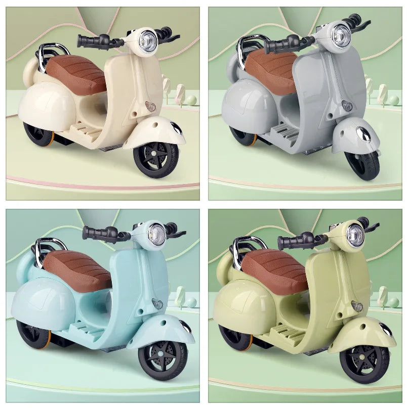 Labubu Doll Mini Electric Motorcycle – Cute Doll Toy with Lights and M ...