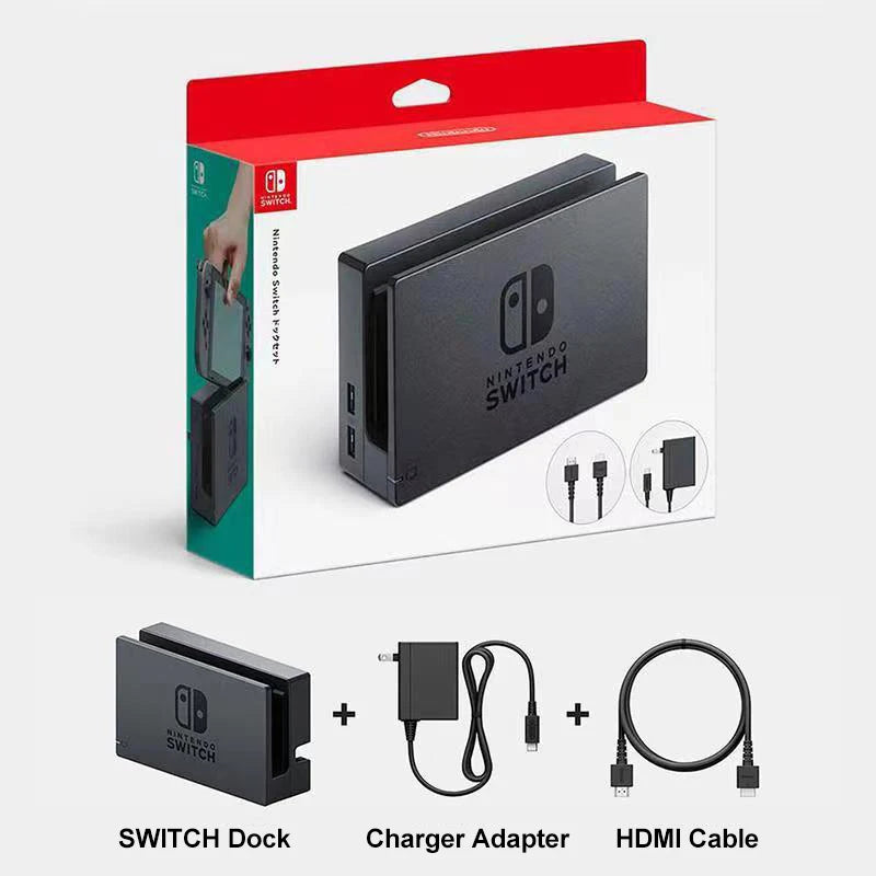 Official Nintendo Switch TV Dock with AC Adapter and HDMI Cable, Suppo ...